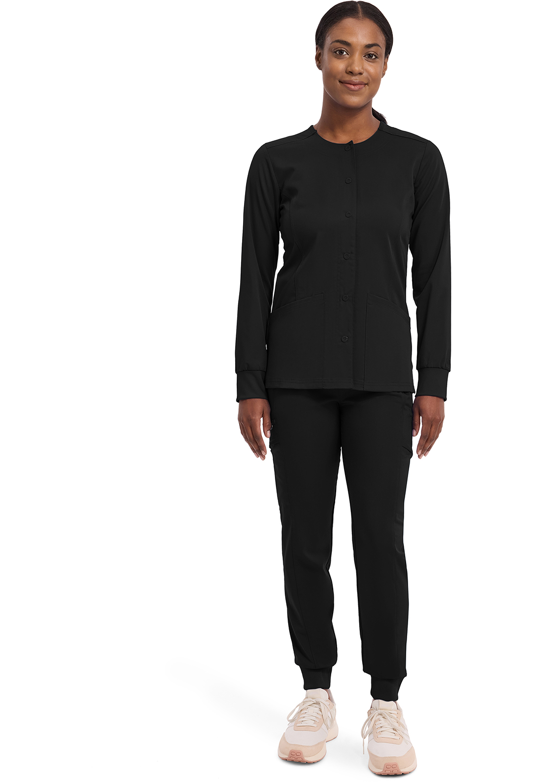 Buy HH Purple Label 5063 Daisy 3 Pocket Nursing Scrub Jacket by Healing ...