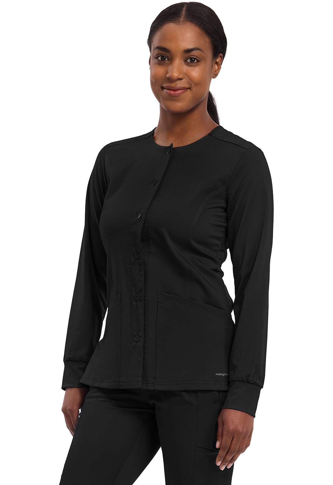 Buy HH Purple Label 5063 Daisy 3 Pocket Nursing Scrub Jacket by Healing ...